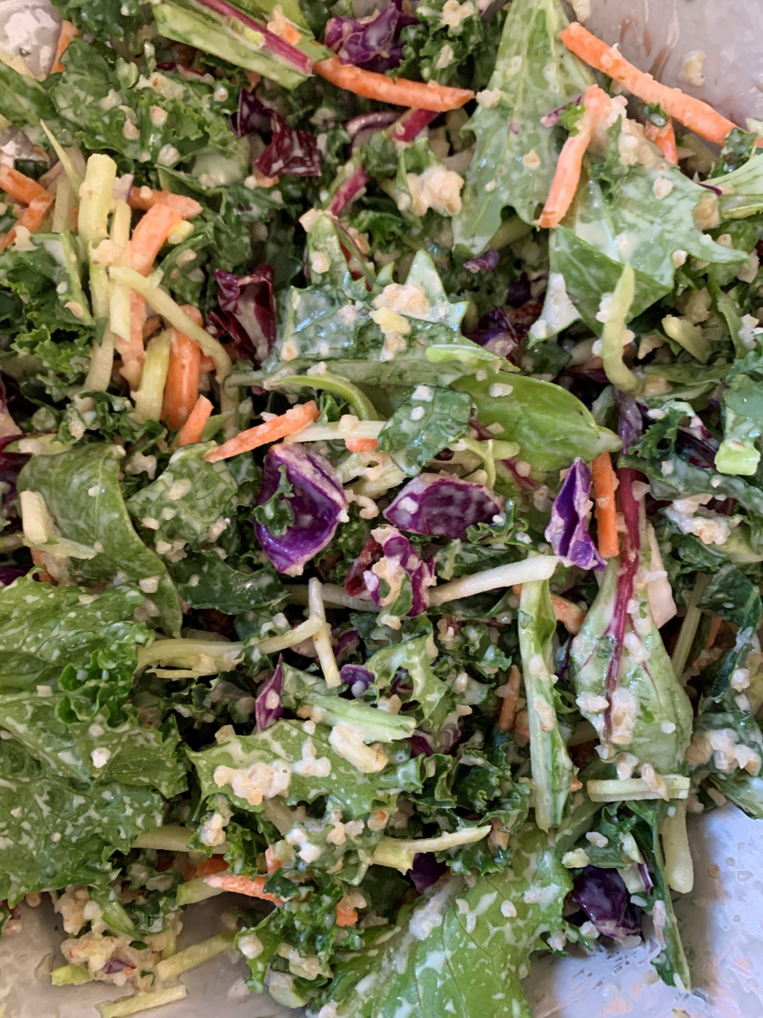 Bulgur and Sweet Kale Vegetable Salad – Sunnyland Mills